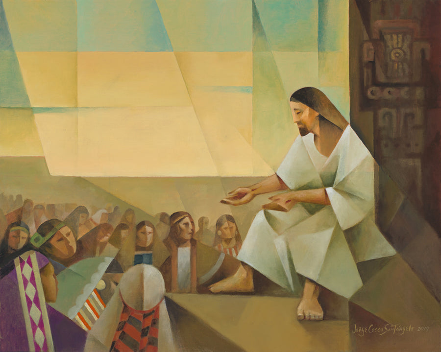 Jesus Preaching to the Multitude by Jorge Cocco | Altus Fine Art