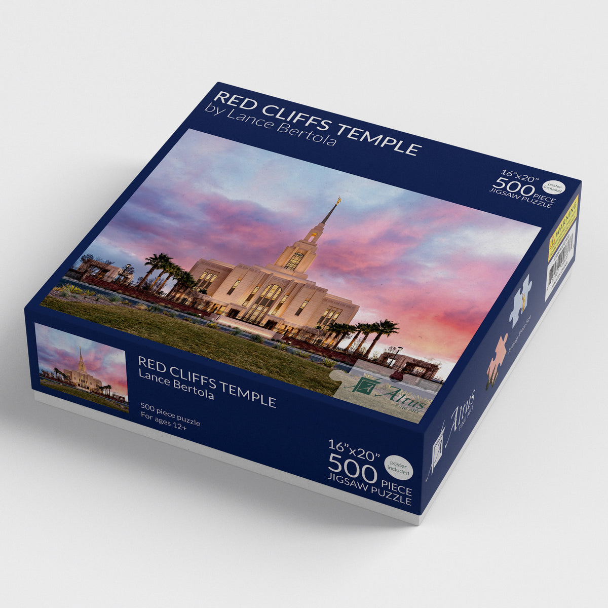 Red Cliffs Temple- Revelatory Realms by Lance Bertola | Altus Fine Art