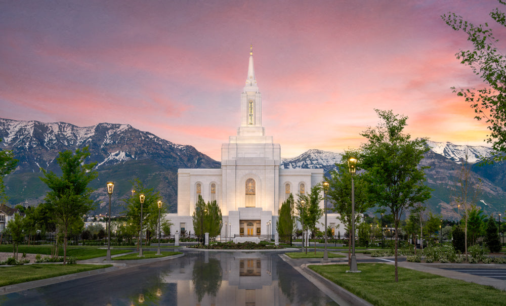 Orem Temple- Covenant Path by Robert A Boyd | Altus Fine Art