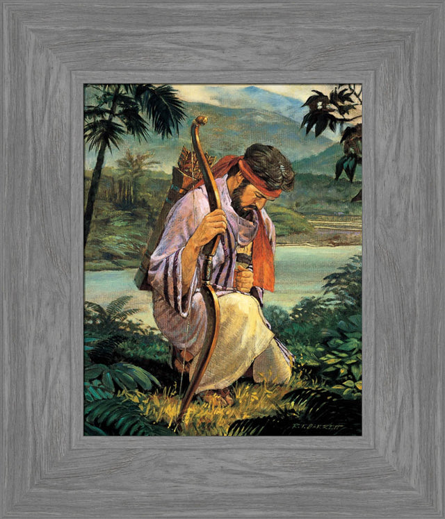 Enos Praying by Robert T Barrett | Altus Fine Art