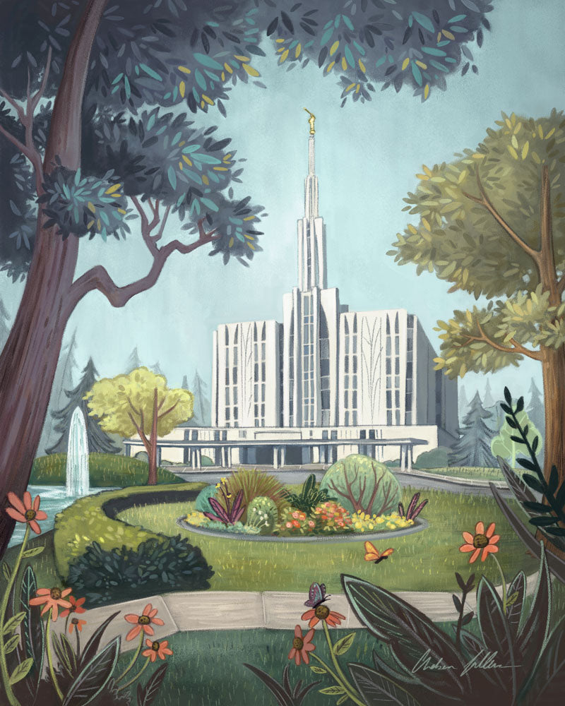 Seattle Temple by Chelsea Fuller | Altus Fine Art