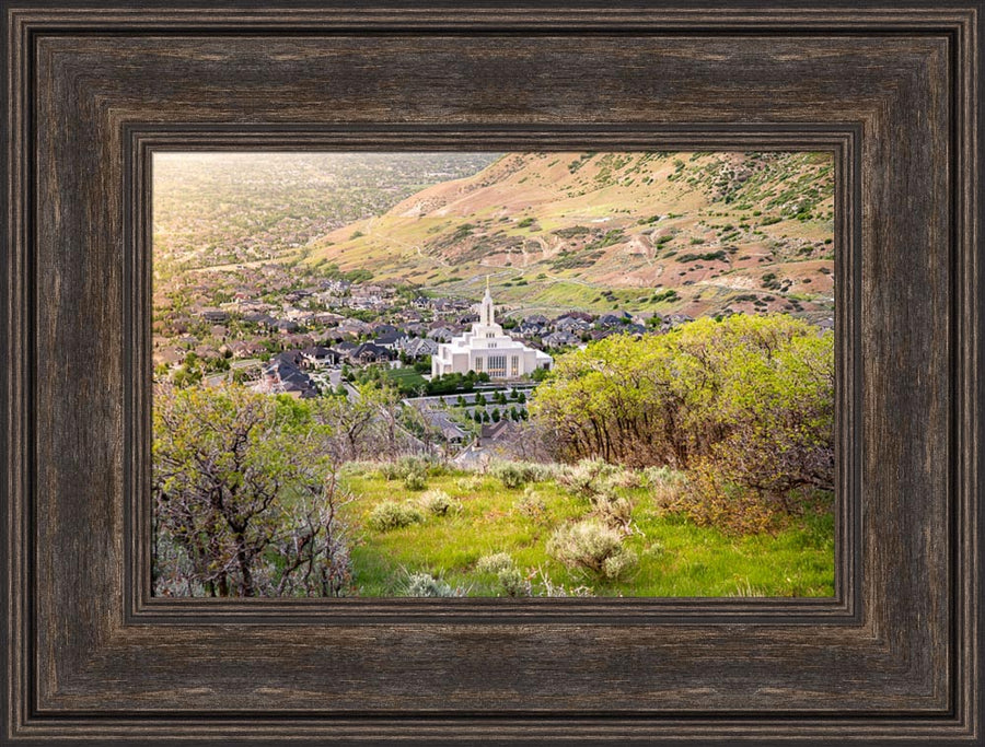 Draper Utah Temple - Irradiated by Evan Lurker | Altus Fine Art
