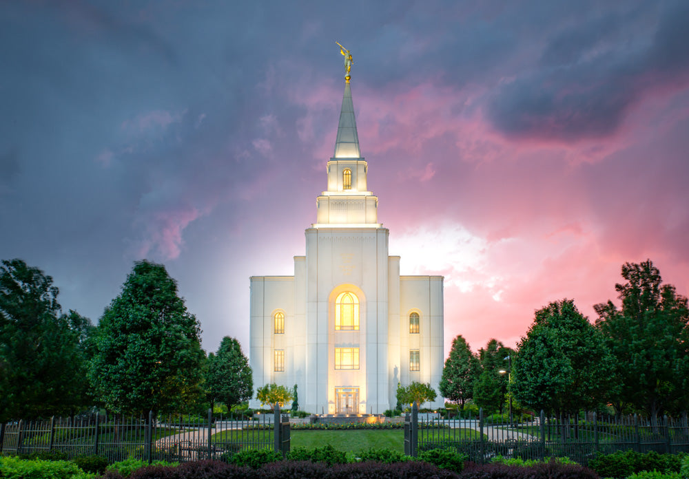 Kansas City Temple - The Storm Breaks by Evan Lurker | Altus Fine Art
