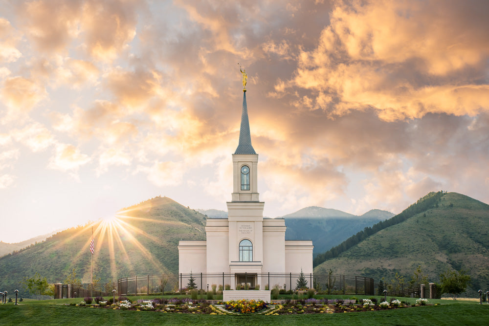 Star Valley Temple - Sunbeam by Evan Lurker | Altus Fine Art