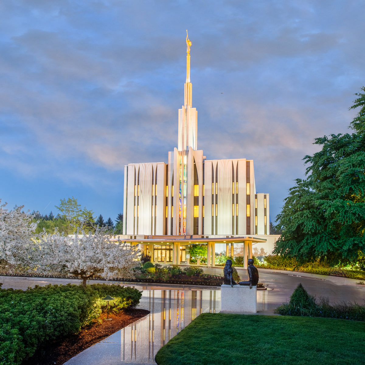 Seattle Temple- Covenant Path by Robert A Boyd | Altus Fine Art
