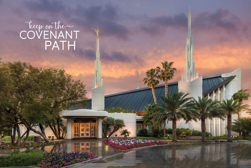 Las Vegas Temple - Covenant Path Series 12x18 repositionable poster ...