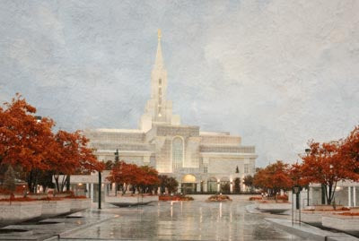 Bountiful Temple - Rain Texture by Robert A Boyd | Altus Fine Art